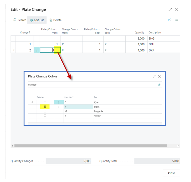 Plate changes - PrintVis Documentation